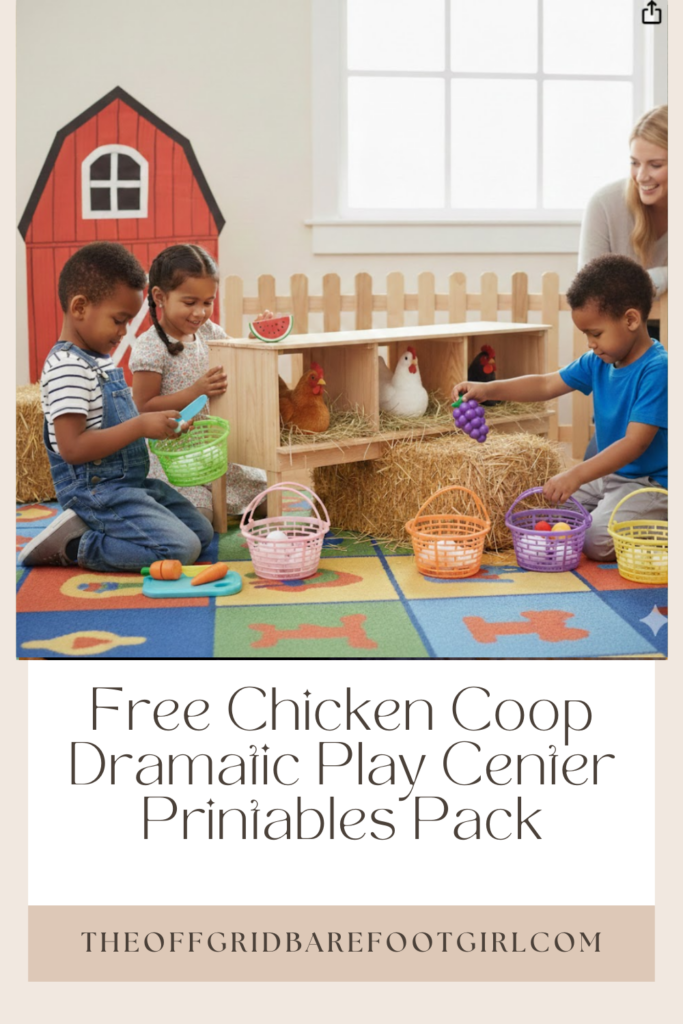 Free Chicken Coop Dramatic Play Center Printables Pack - The Off Grid ...